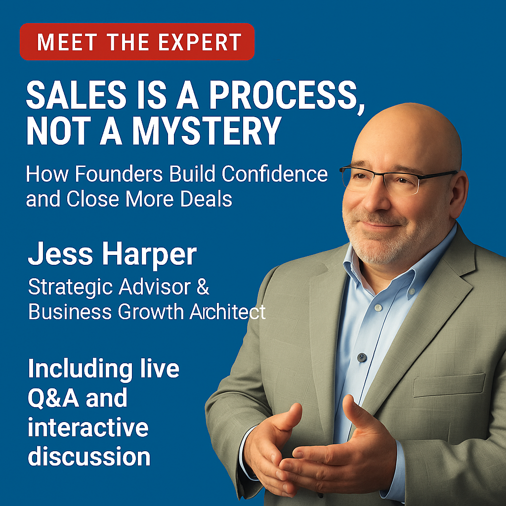 Sales is a Process, Not a Mystery: How Founders Build Confidence and ...